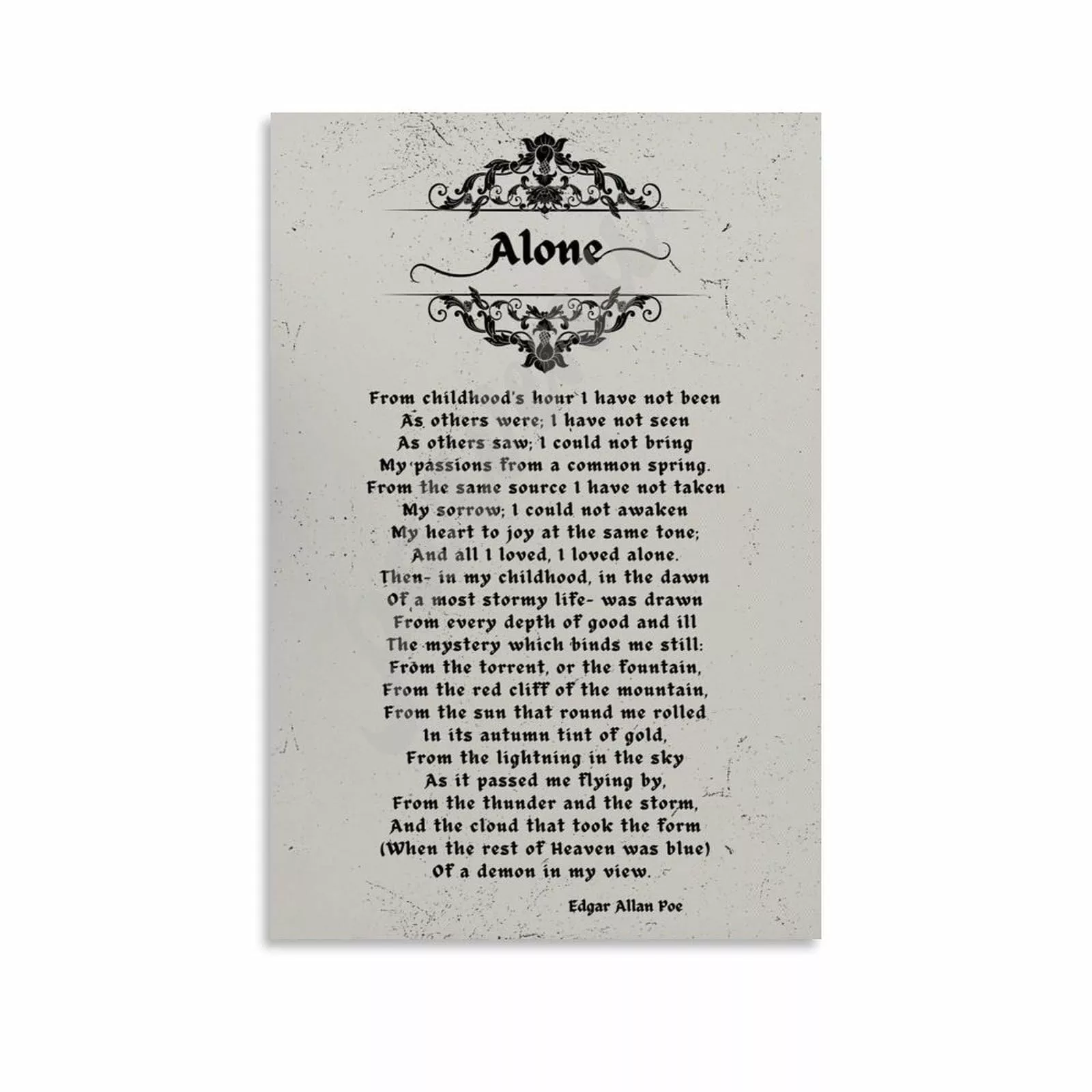 Alone Edgar Allan Poe Wallpapers - Wallpaper Cave