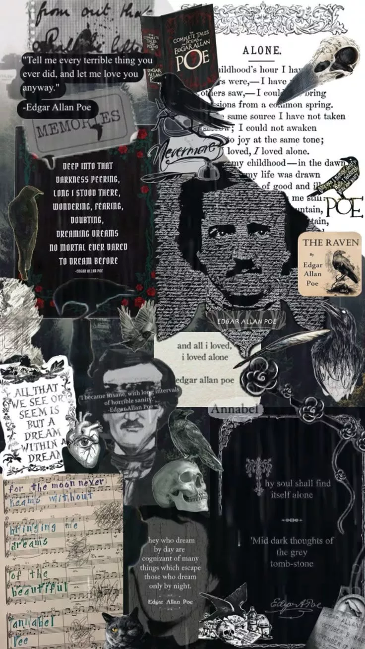 Alone Edgar Allan Poe Wallpapers - Wallpaper Cave