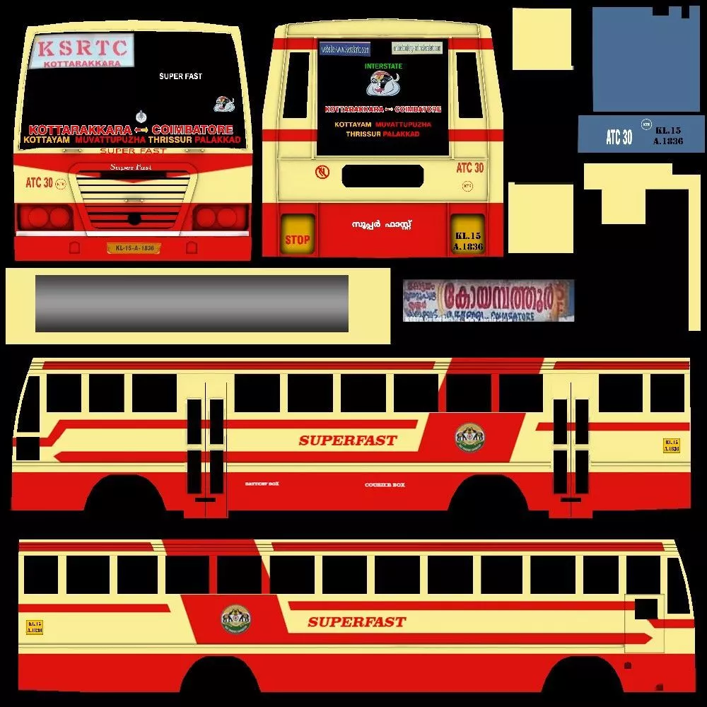 KSRTC Bus Skins Wallpapers - Wallpaper Cave