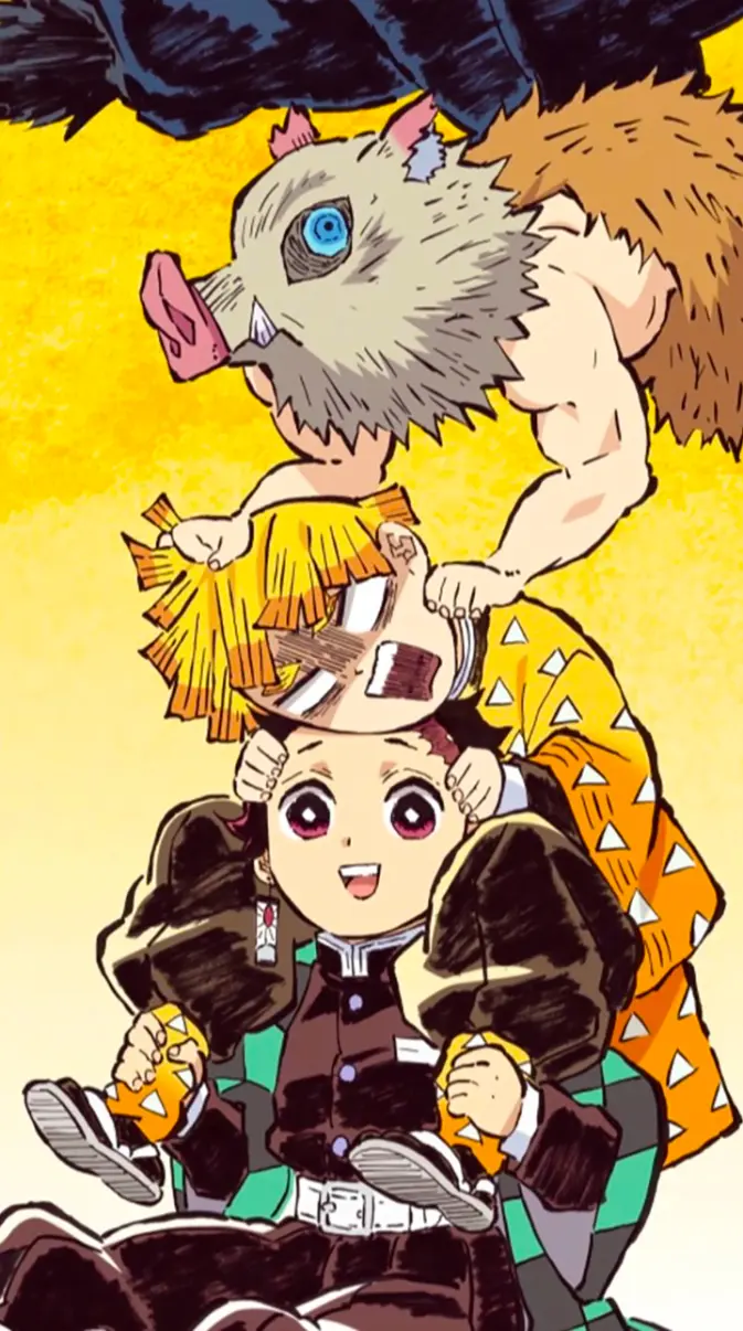 Tanjiro, Inosuke And Zenitsu Wallpapers - Wallpaper Cave