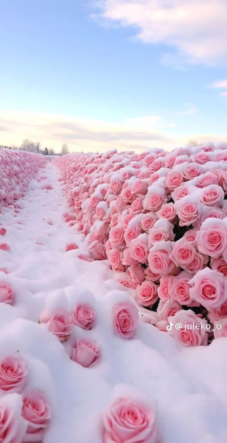 Roses And Snow Wallpapers - Wallpaper Cave