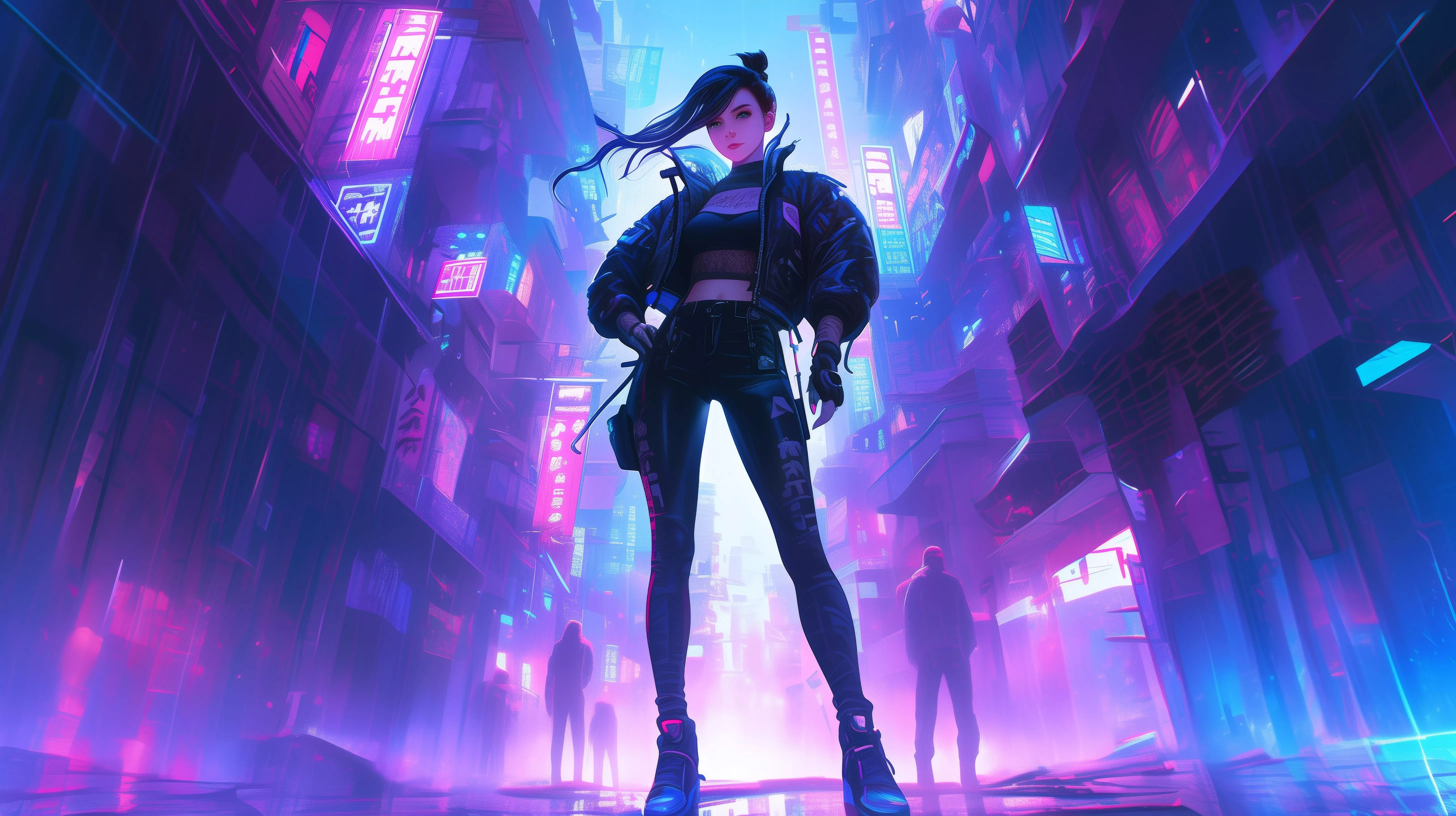 Neon Girly Anime Wallpapers - Wallpaper Cave