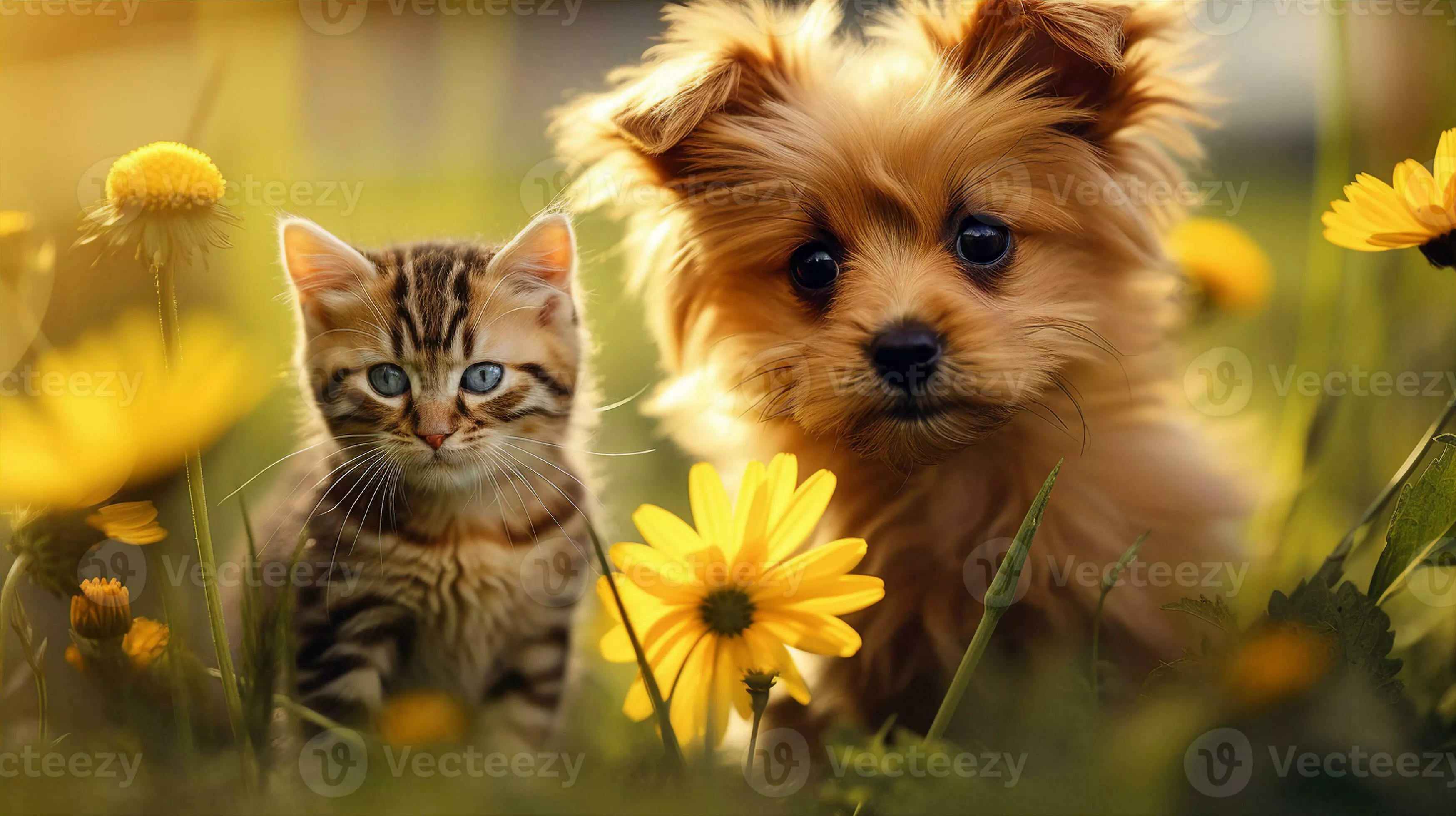 Spring Puppies And Kittens Wallpapers - Wallpaper Cave
