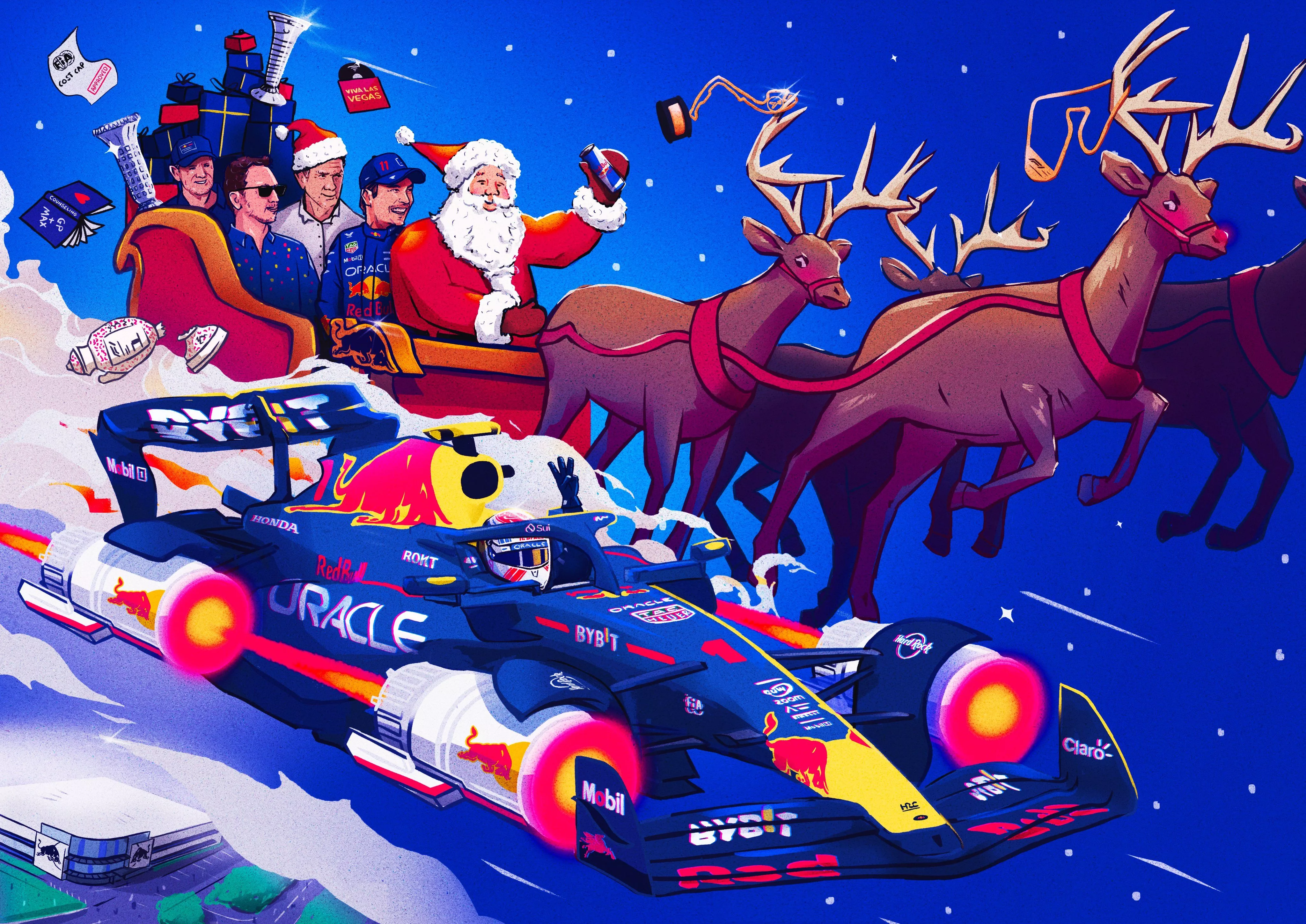 F1 Red Bull Cartoon Wallpapers - Wallpaper Cave