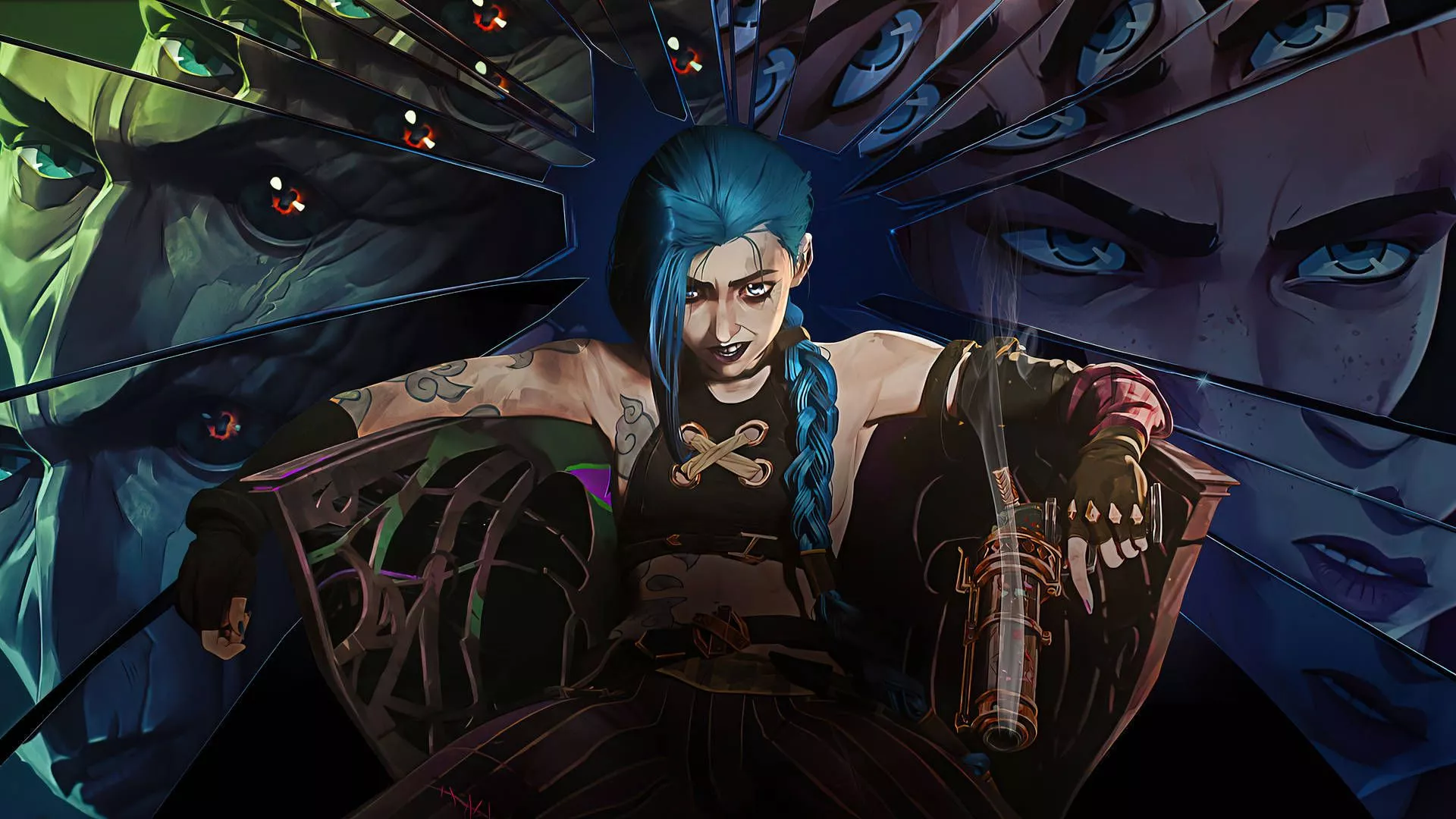 Jinx Arcane Computer Wallpapers - Wallpaper Cave