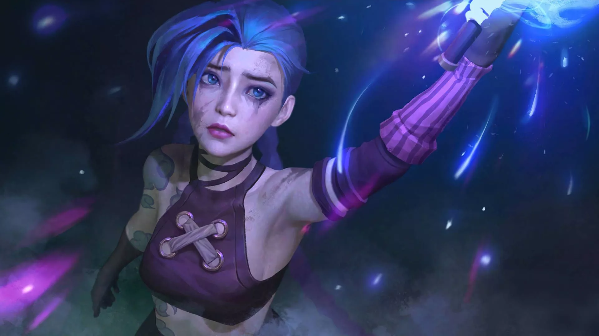 Jinx Arcane Computer Wallpapers - Wallpaper Cave