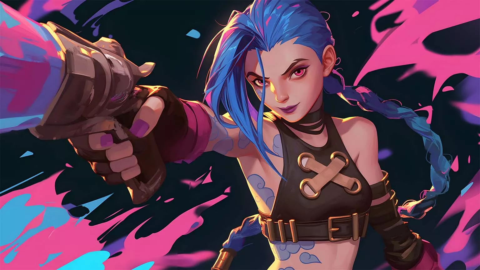Jinx Arcane Computer Wallpapers - Wallpaper Cave