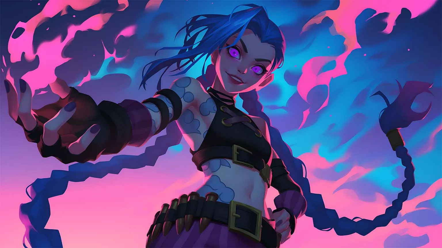 Jinx Arcane Computer Wallpapers - Wallpaper Cave
