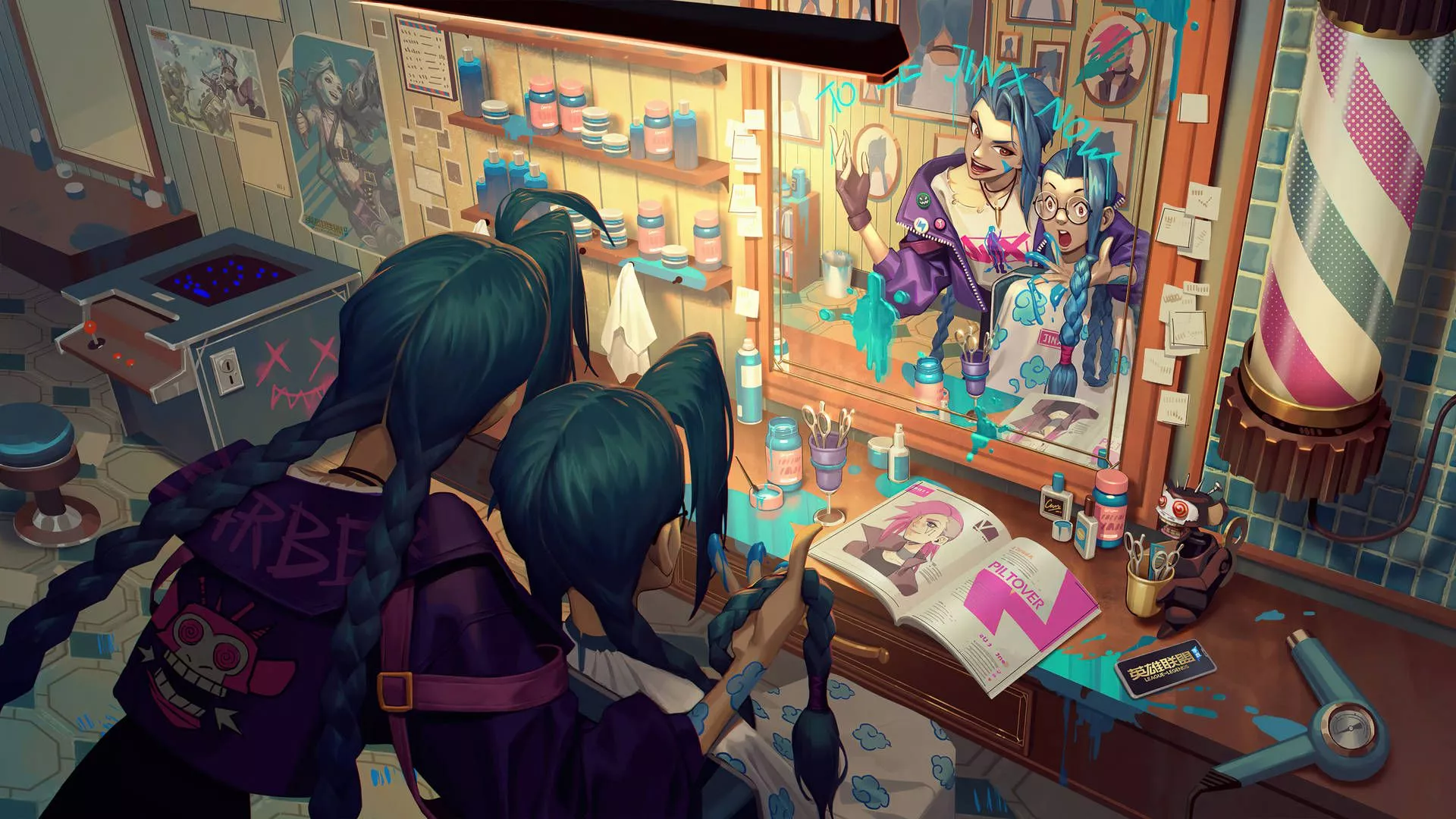 Jinx Arcane Computer Wallpapers - Wallpaper Cave