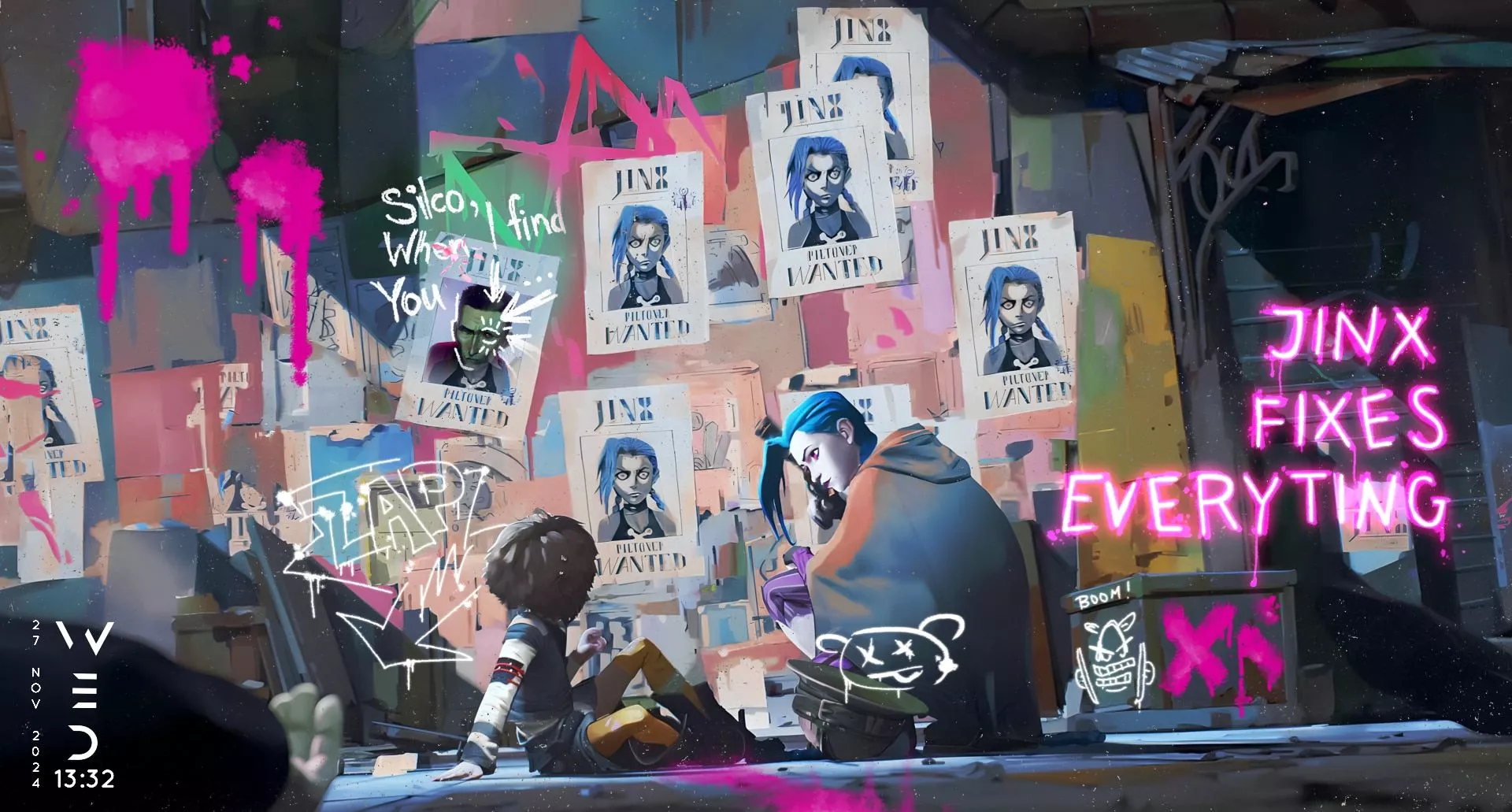 Jinx Arcane Computer Wallpapers - Wallpaper Cave