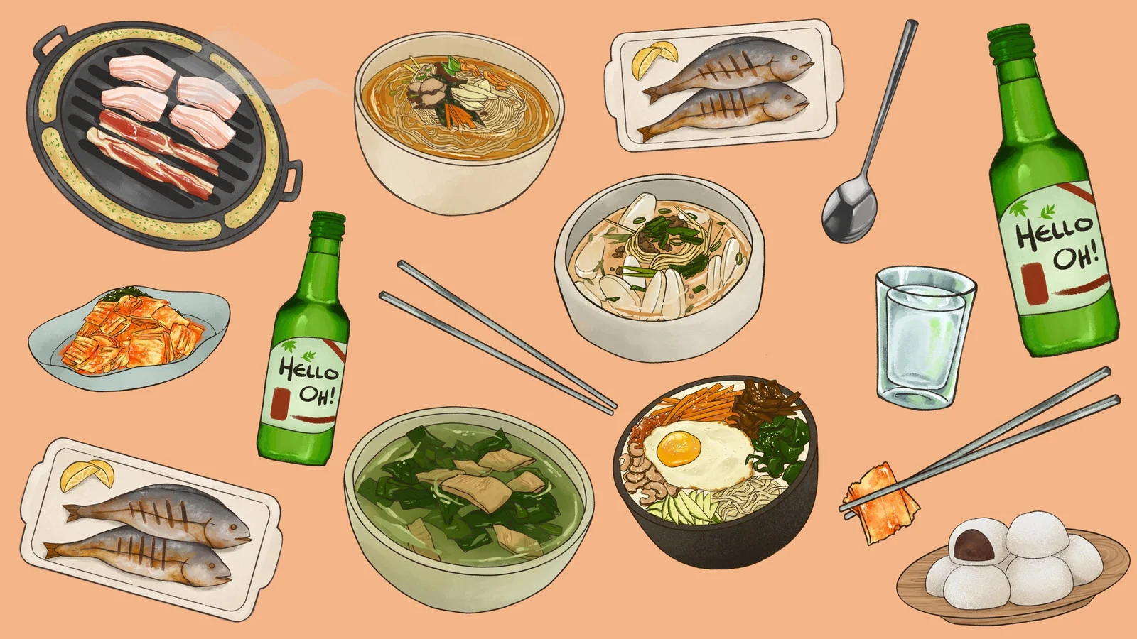 Anime Food Desktop Wallpapers - Wallpaper Cave
