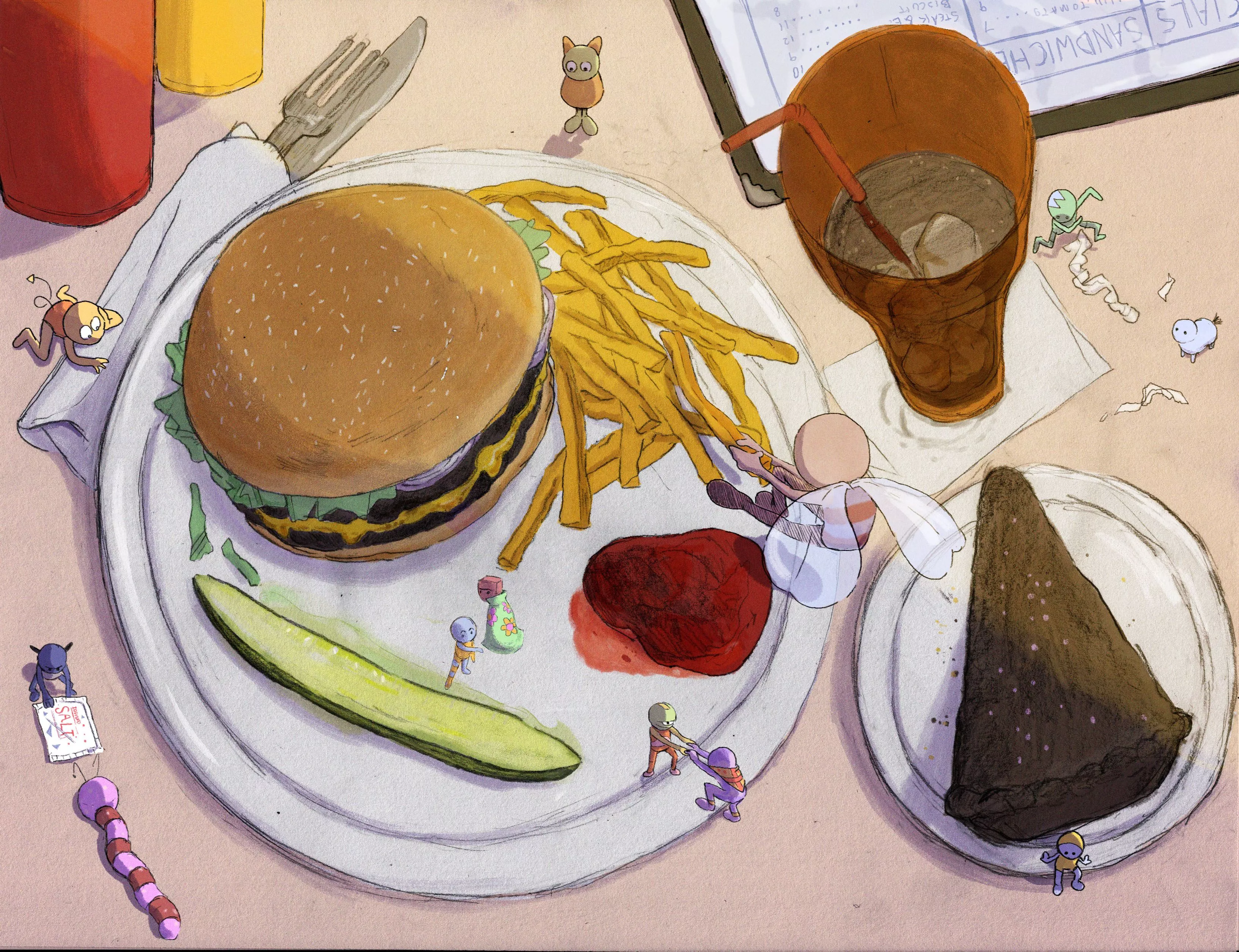 Anime Food Desktop Wallpapers - Wallpaper Cave