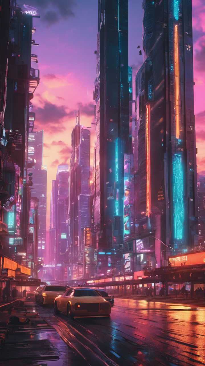 Neon City Mobile Wallpapers - Wallpaper Cave