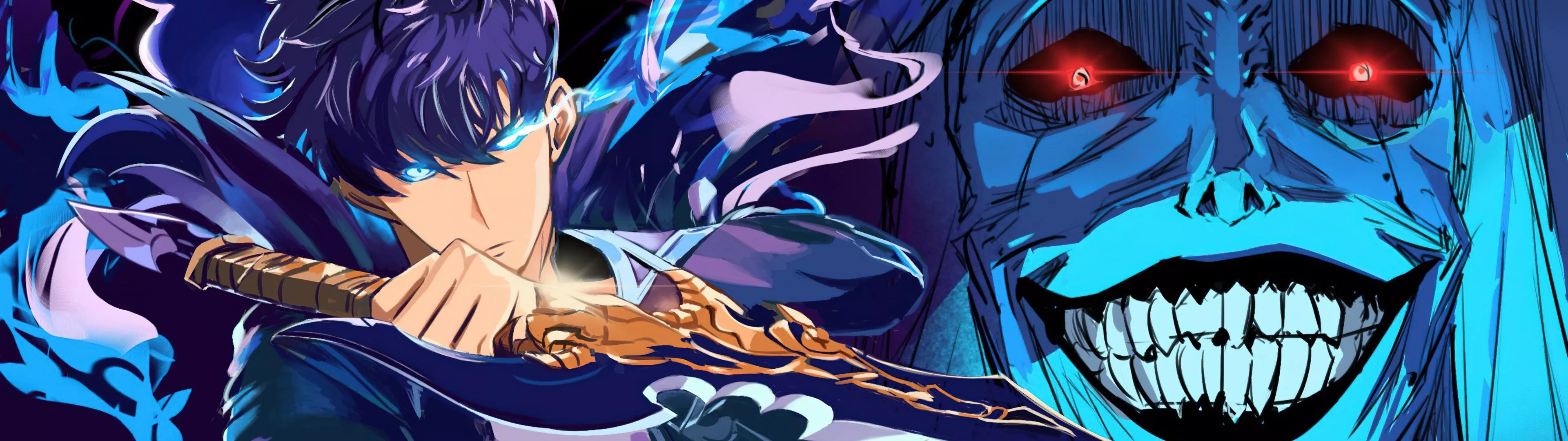 Solo Leveling Dual Monitor Wallpapers - Wallpaper Cave