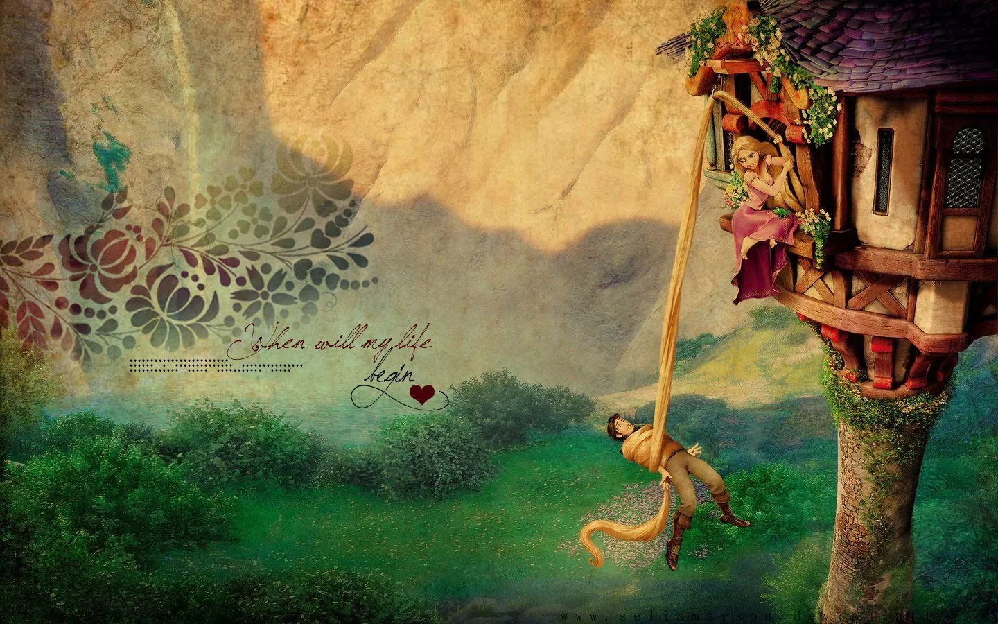 Rapunzel Desktop Collage Wallpapers - Wallpaper Cave