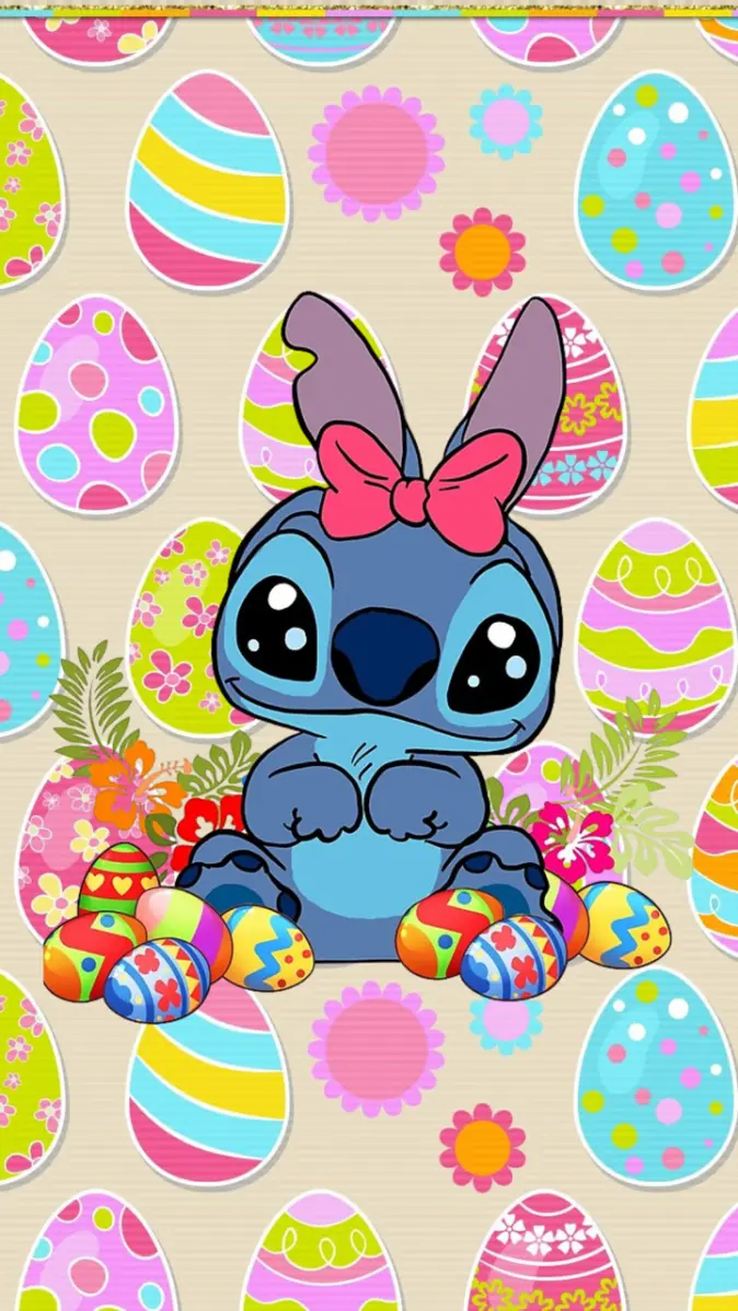 Stitch Easter Wallpapers - Wallpaper Cave