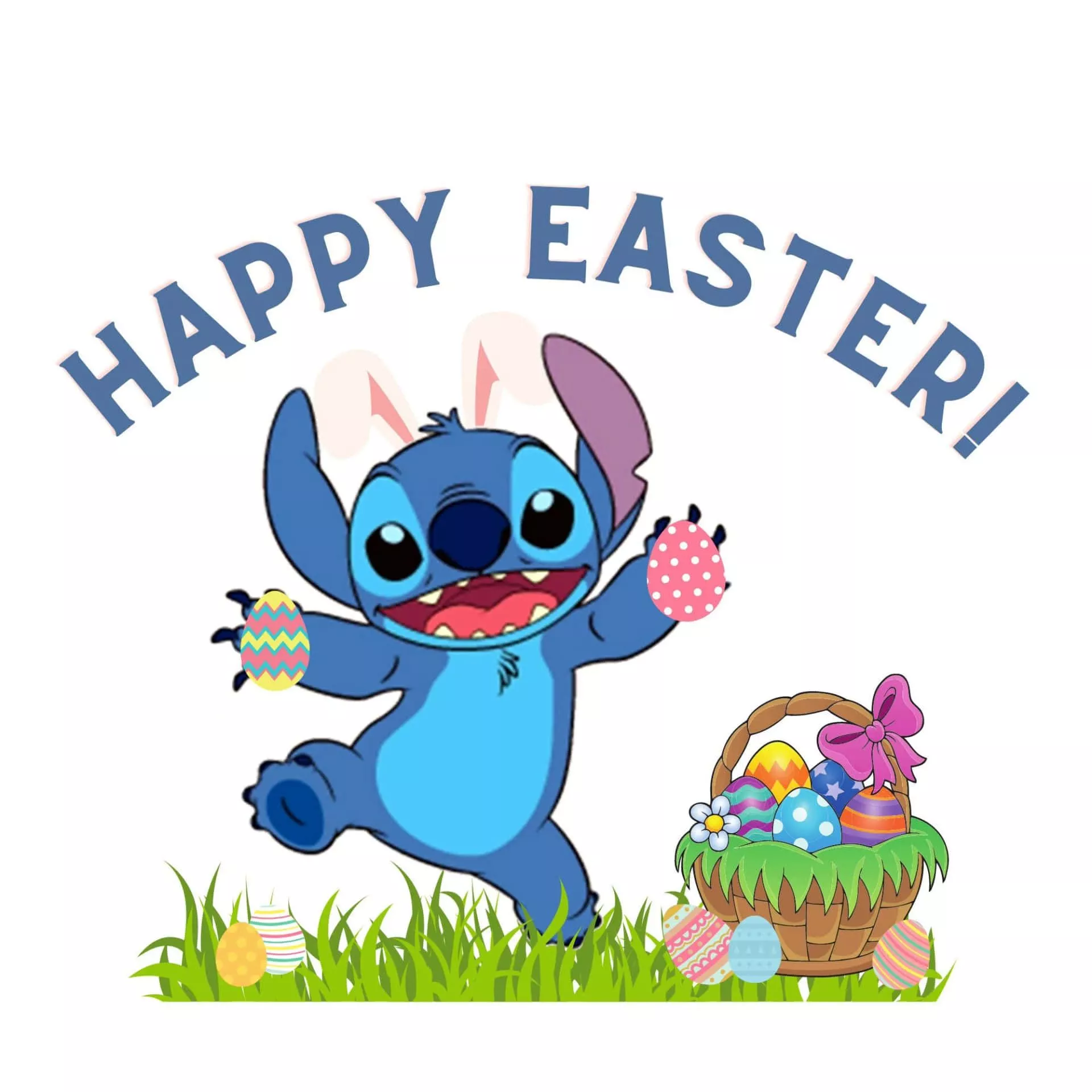 Stitch Easter Wallpapers - Wallpaper Cave