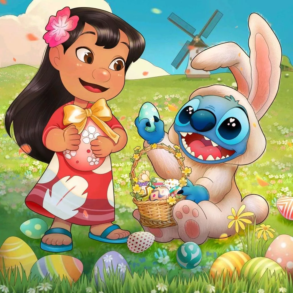 Stitch Easter Wallpapers - Wallpaper Cave