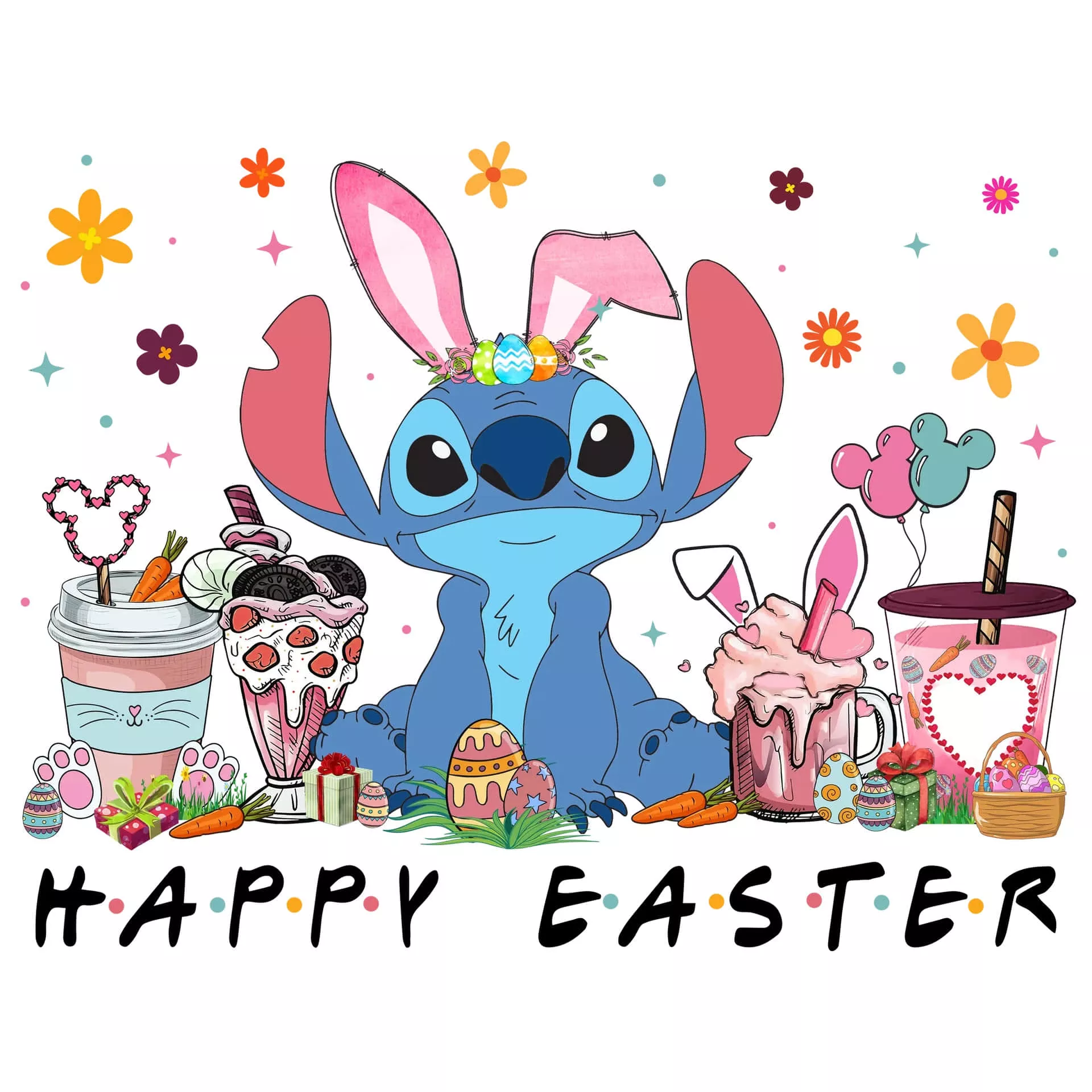 Stitch Easter Wallpapers - Wallpaper Cave