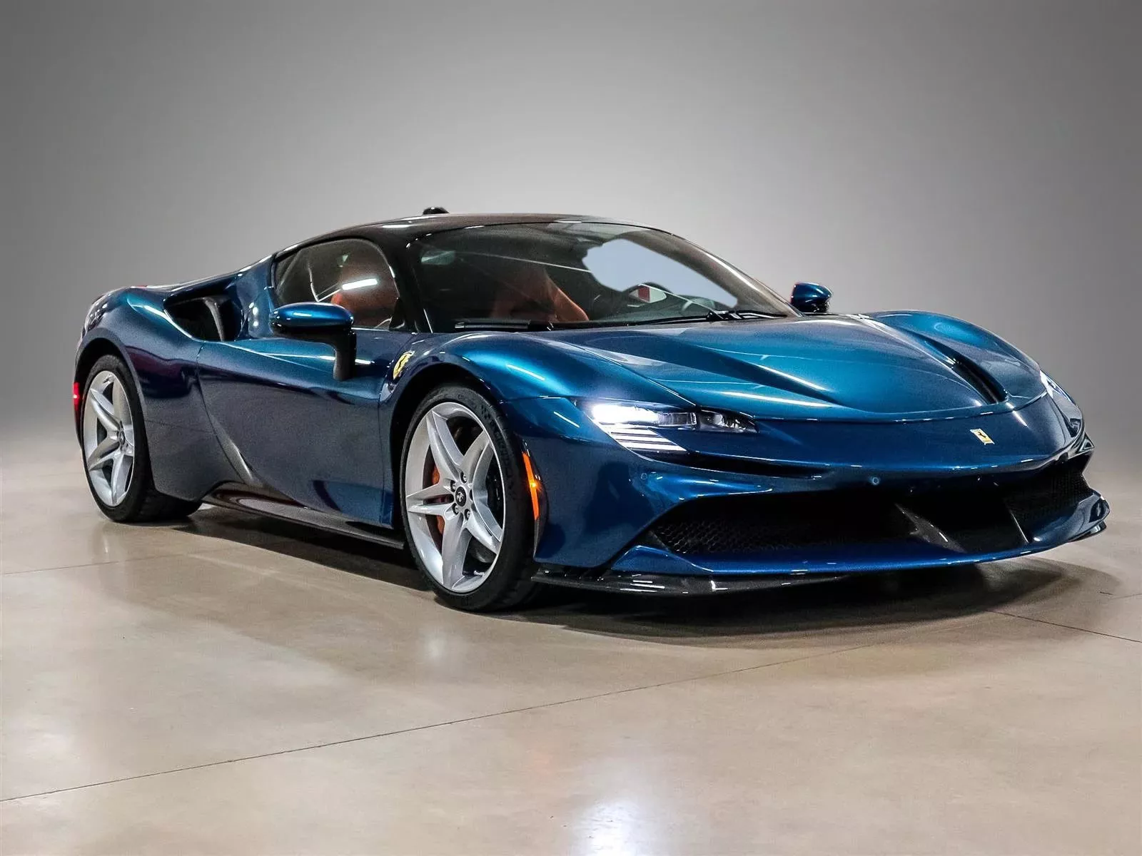 Blue Ferrari SF90 Stradale Wallpapers - Wallpaper Cave