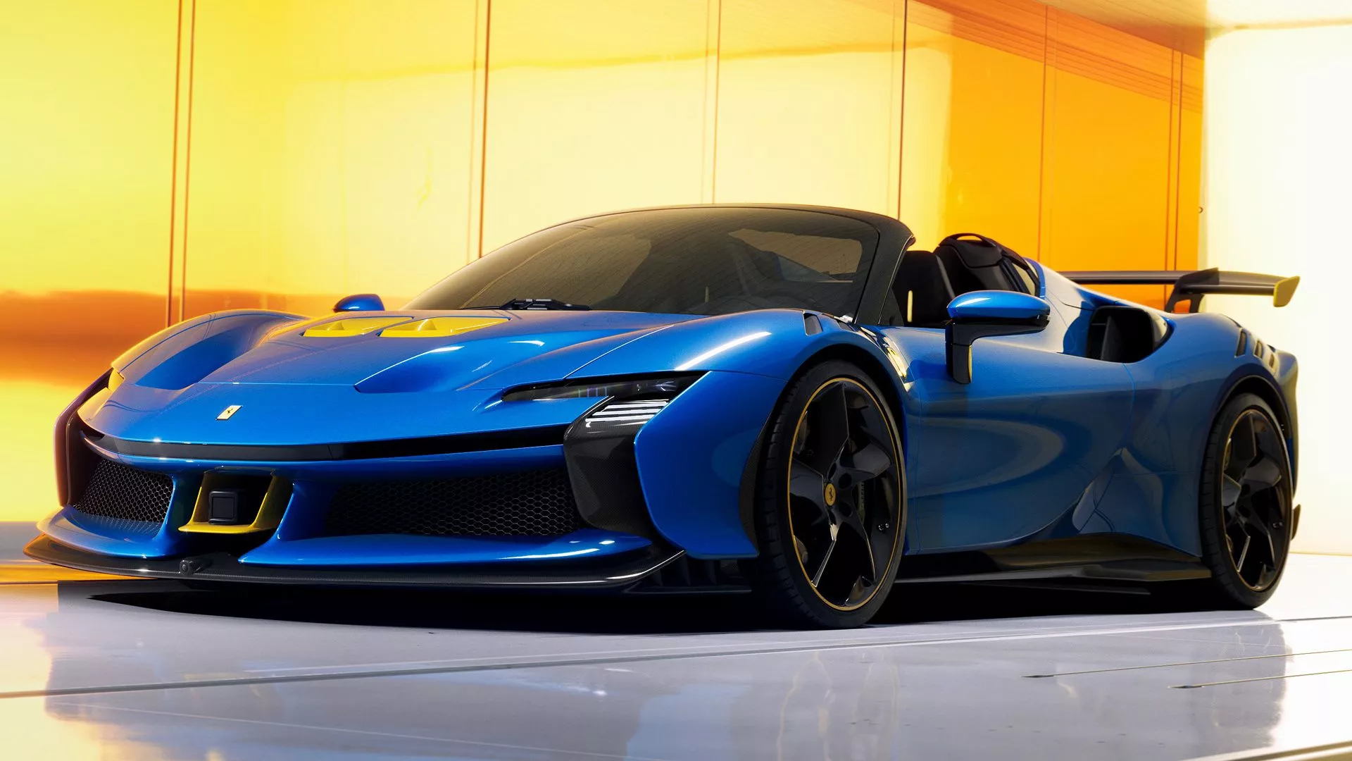 Blue Ferrari SF90 Stradale Wallpapers - Wallpaper Cave