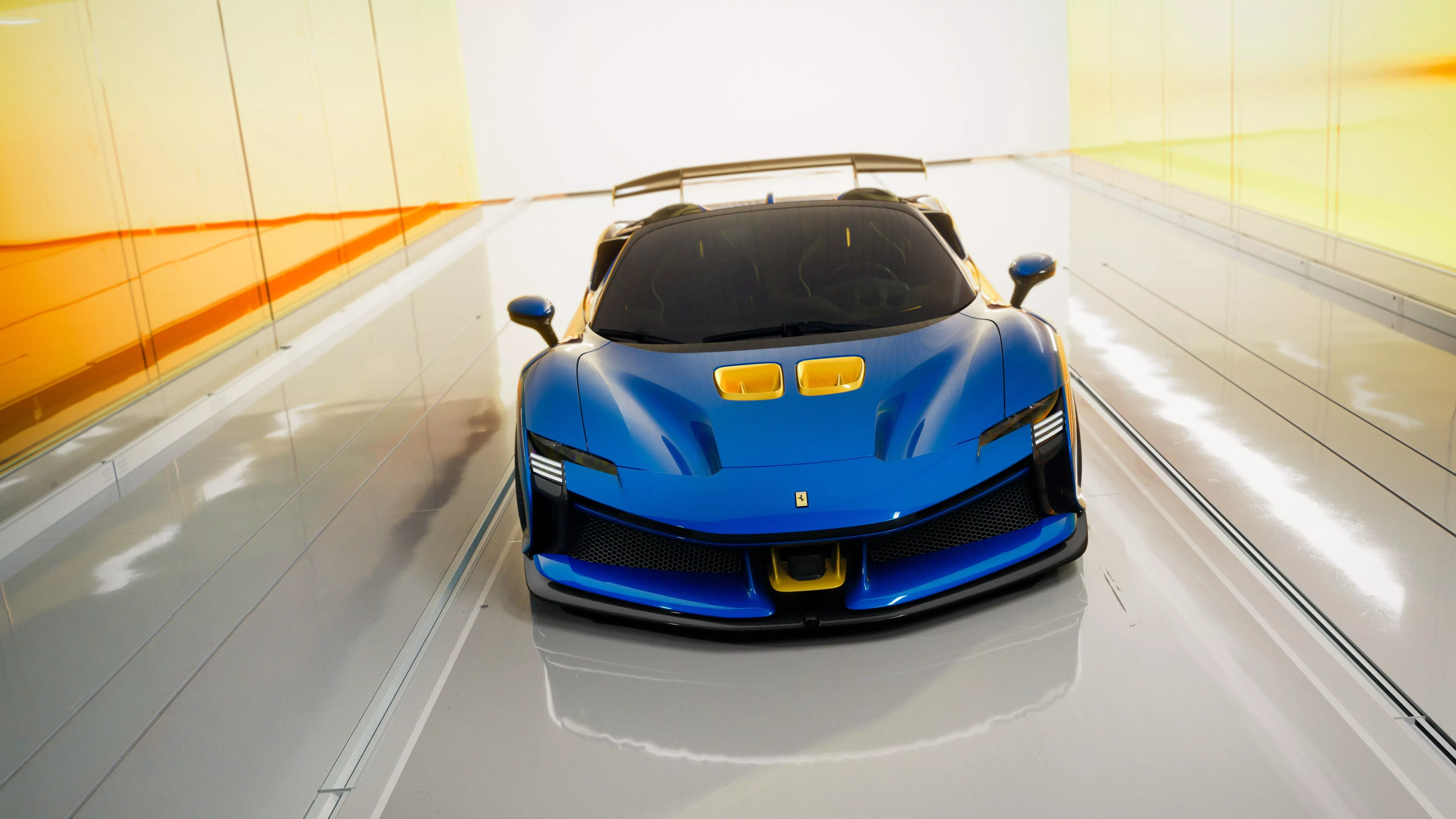 Blue Ferrari SF90 Stradale Wallpapers - Wallpaper Cave