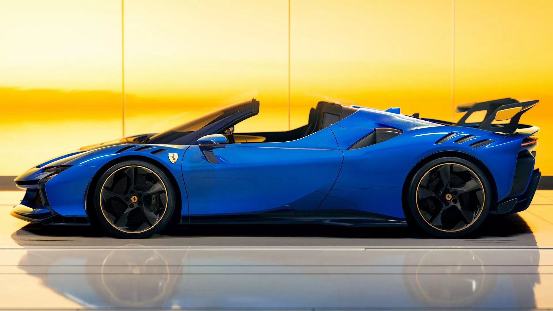 Blue Ferrari SF90 Stradale Wallpapers - Wallpaper Cave