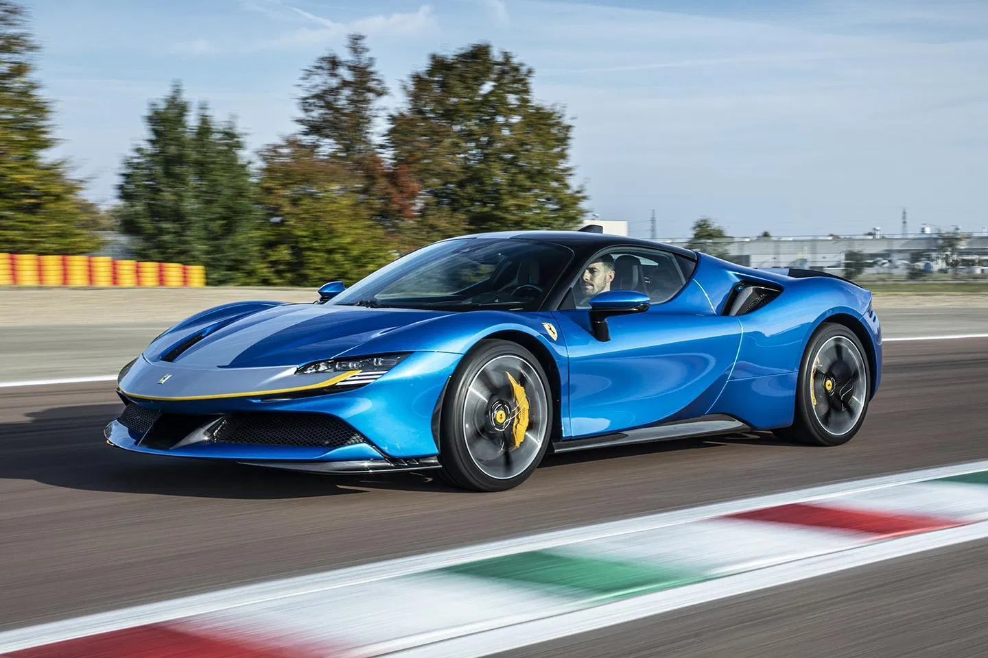 Blue Ferrari SF90 Stradale Wallpapers - Wallpaper Cave