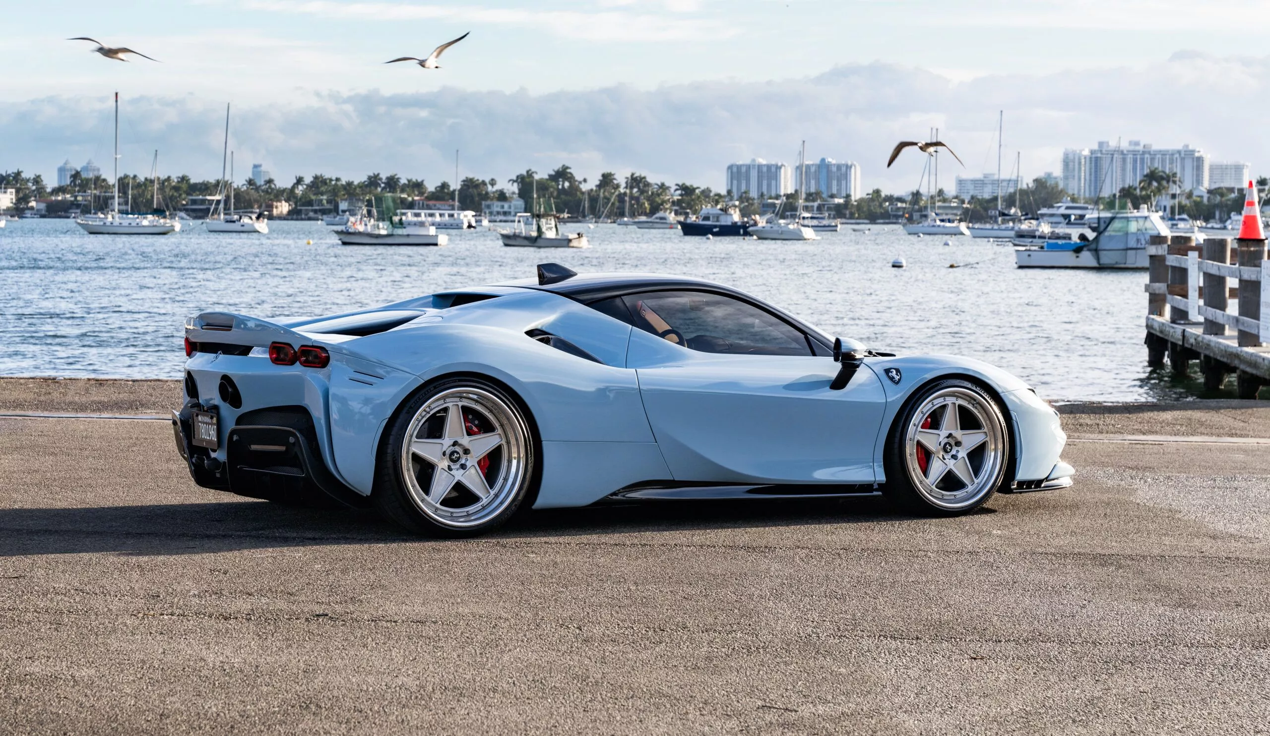 Blue Ferrari SF90 Stradale Wallpapers - Wallpaper Cave