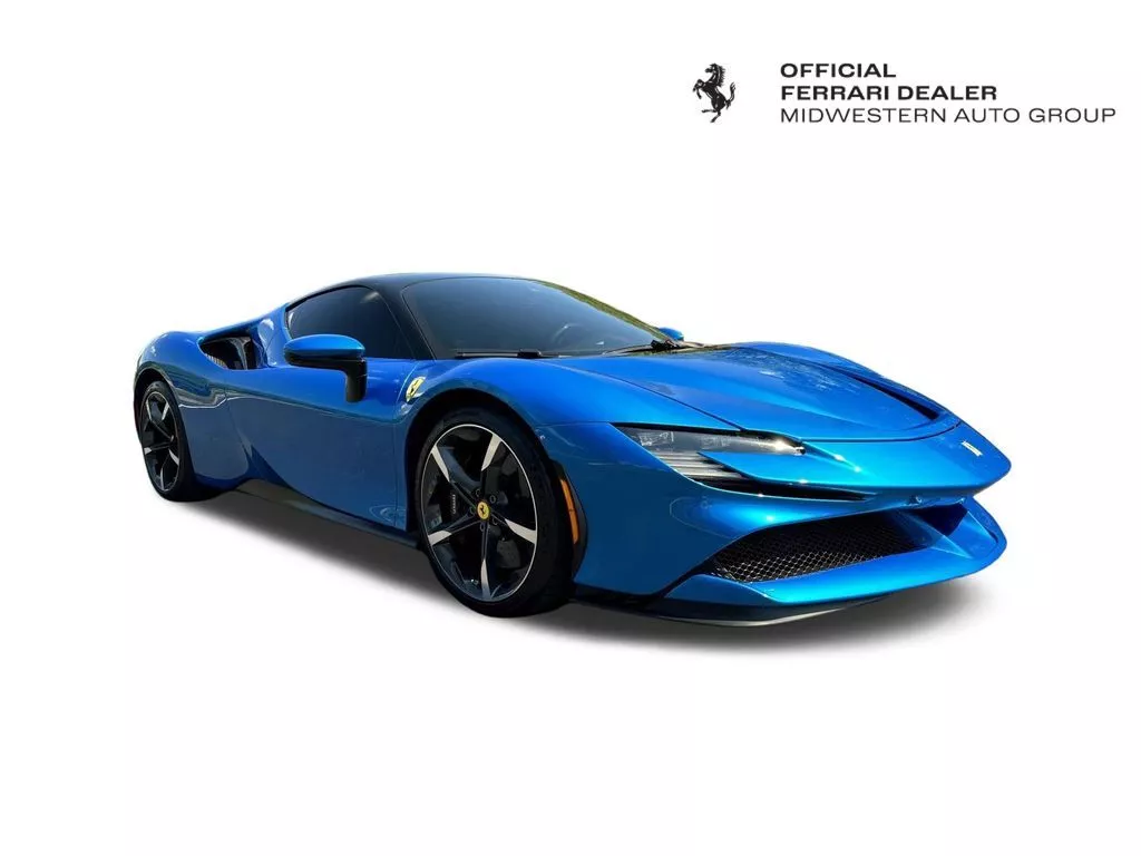 Blue Ferrari SF90 Stradale Wallpapers - Wallpaper Cave