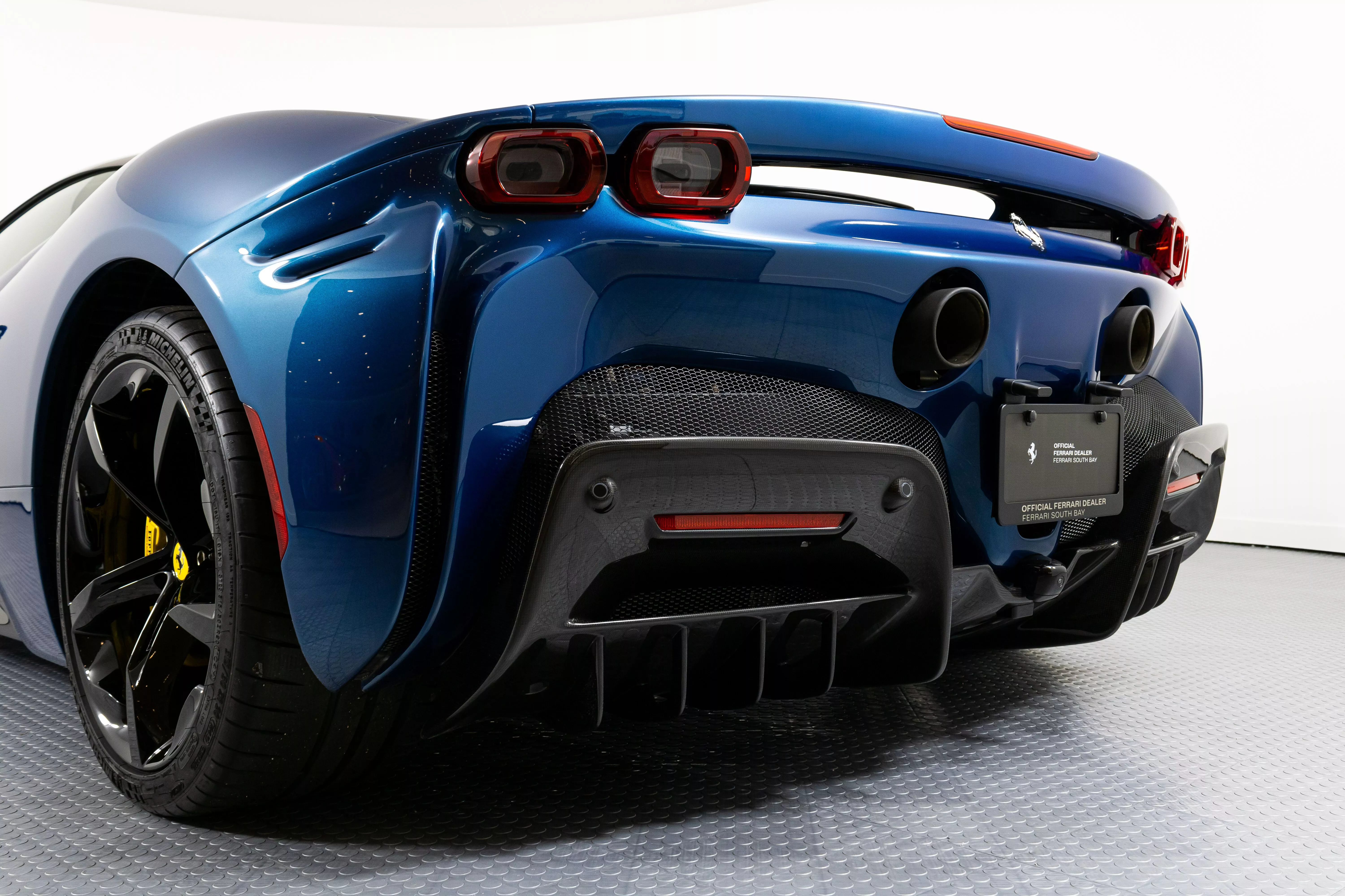 Blue Ferrari SF90 Stradale Wallpapers - Wallpaper Cave