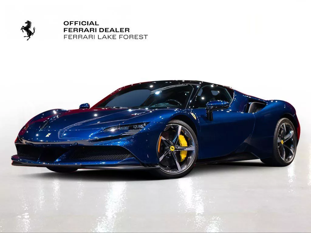 Blue Ferrari SF90 Stradale Wallpapers - Wallpaper Cave