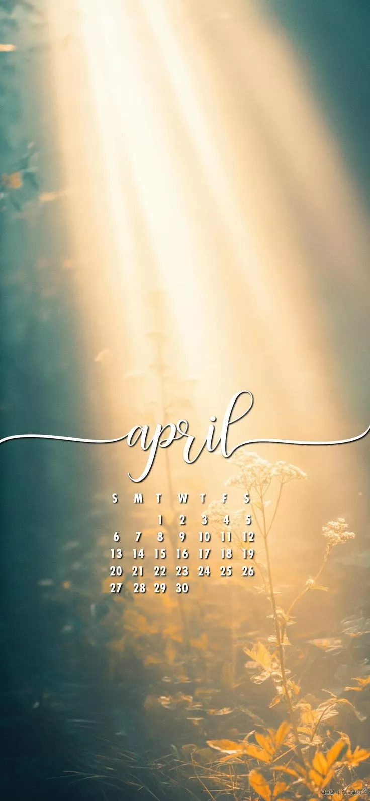 April 2025 Calendar Wallpapers - Wallpaper Cave