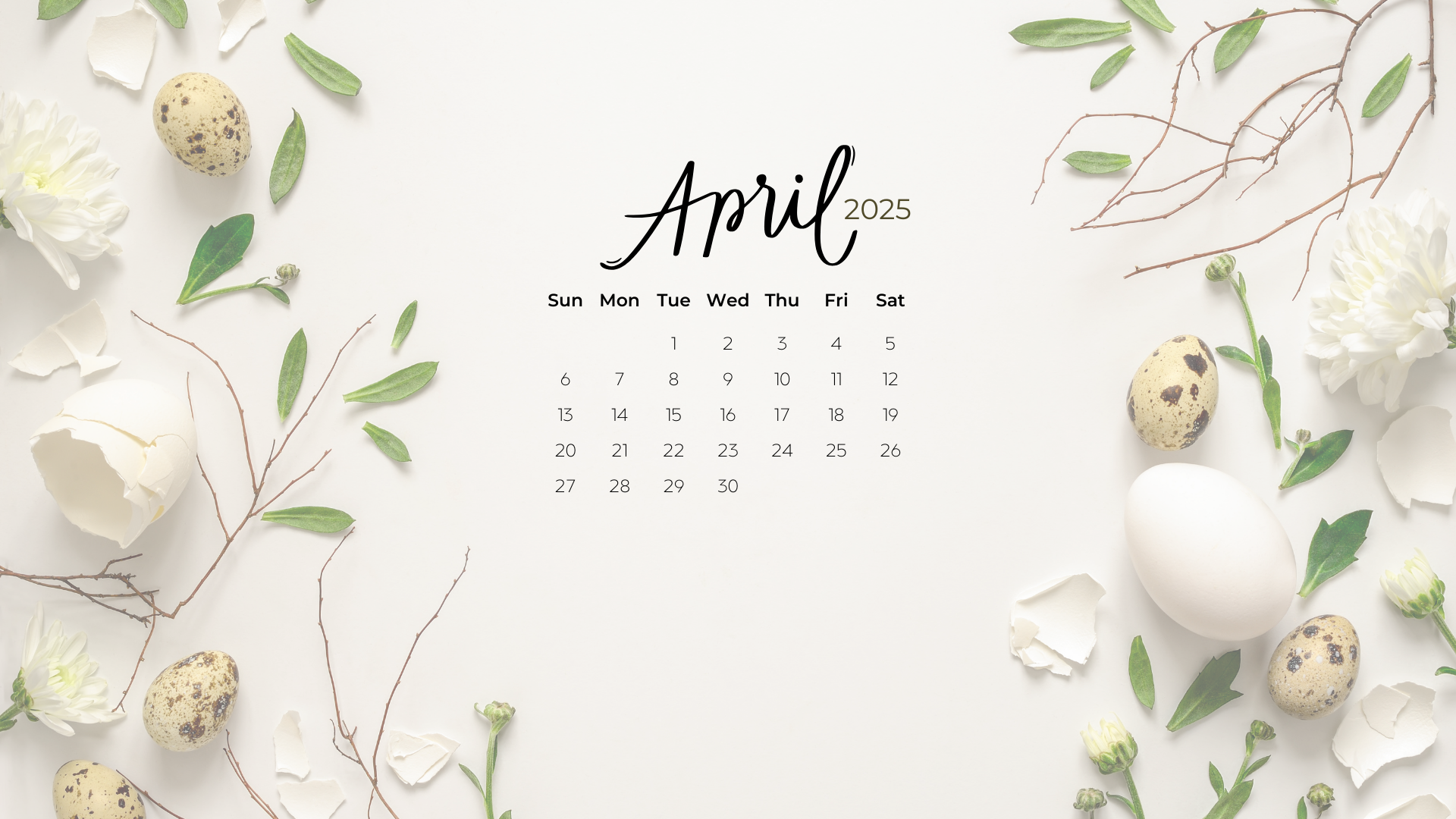 April 2025 Calendar Wallpapers - Wallpaper Cave