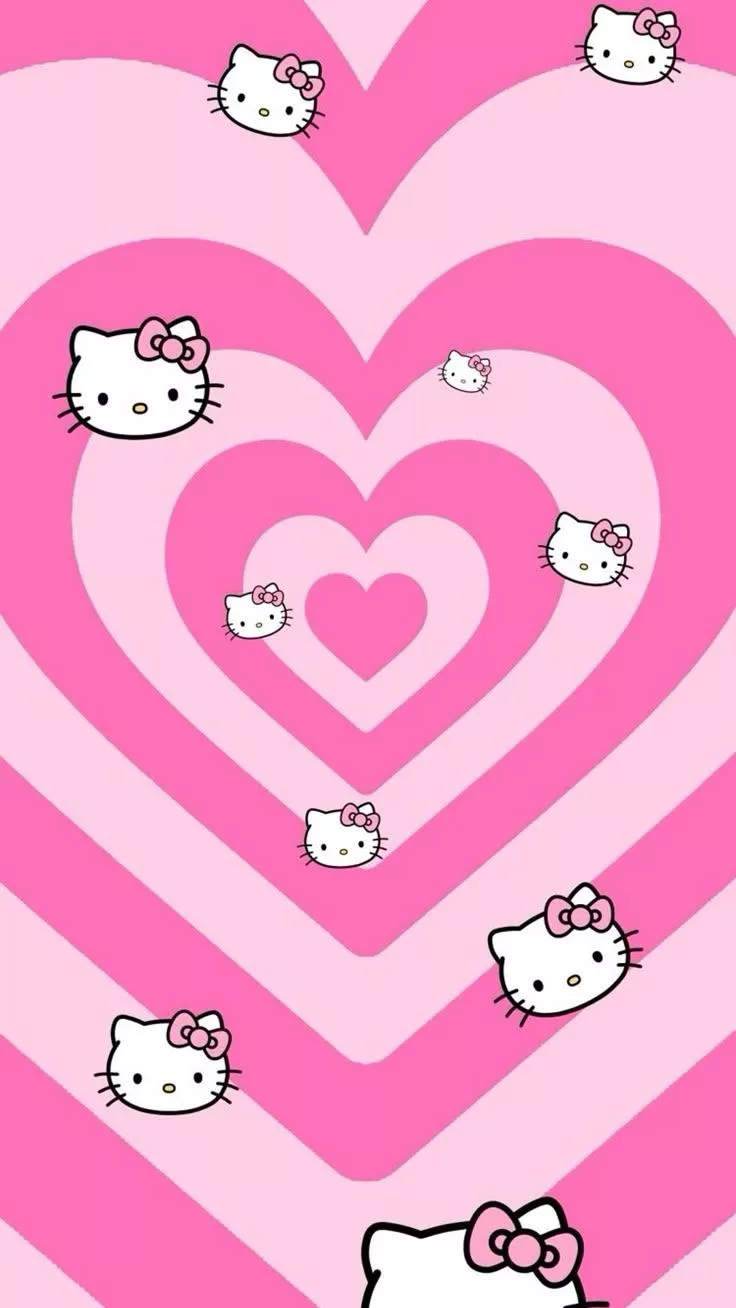 Hello Kitty Heart Wallpapers - Wallpaper Cave