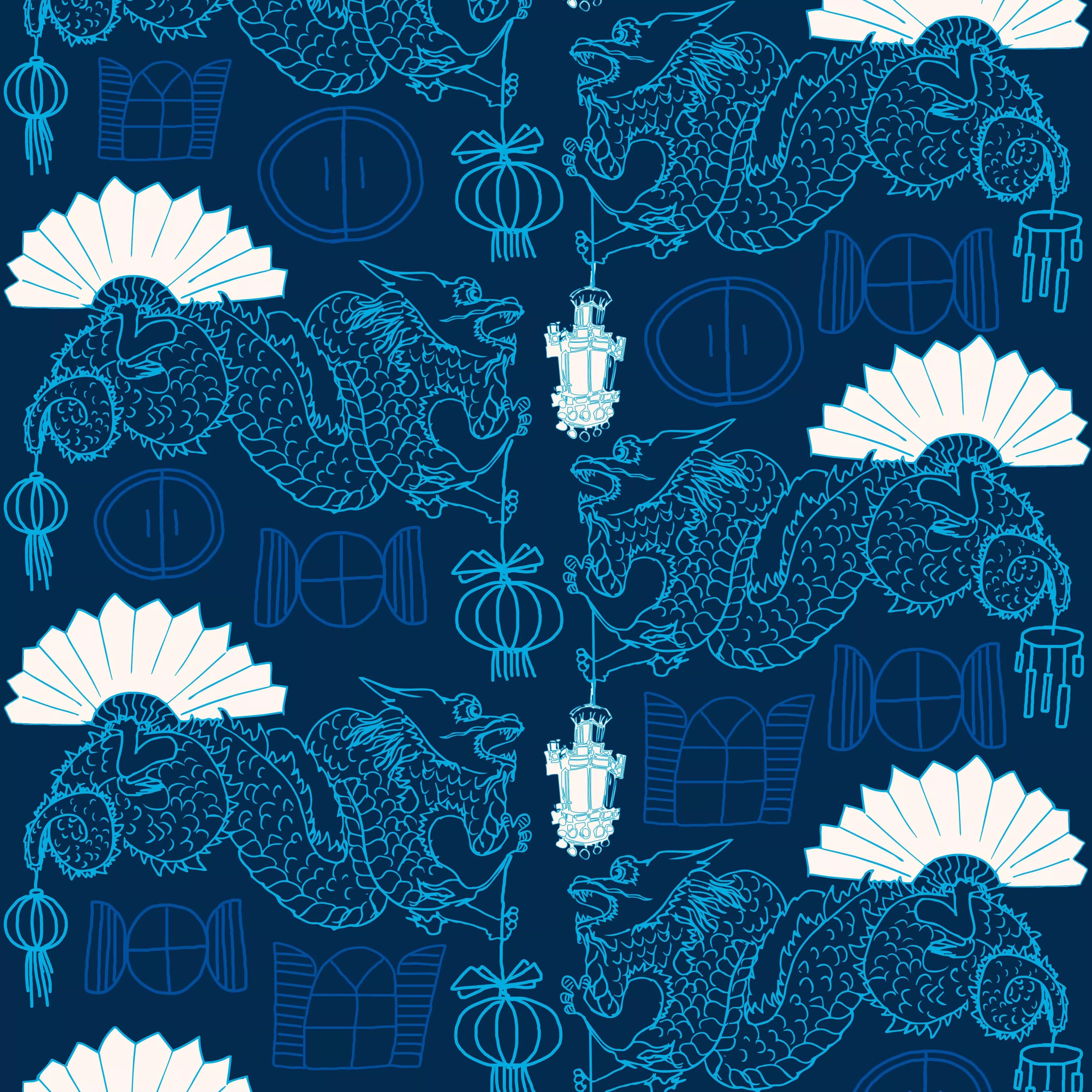 Blue And Red Dragon Wallpapers - Wallpaper Cave