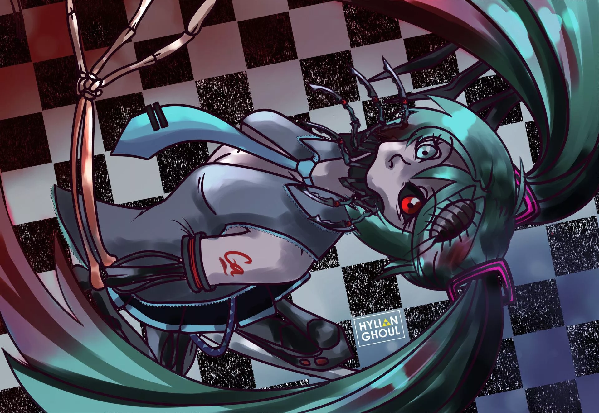 Creepy Hatsune Miku Wallpapers - Wallpaper Cave