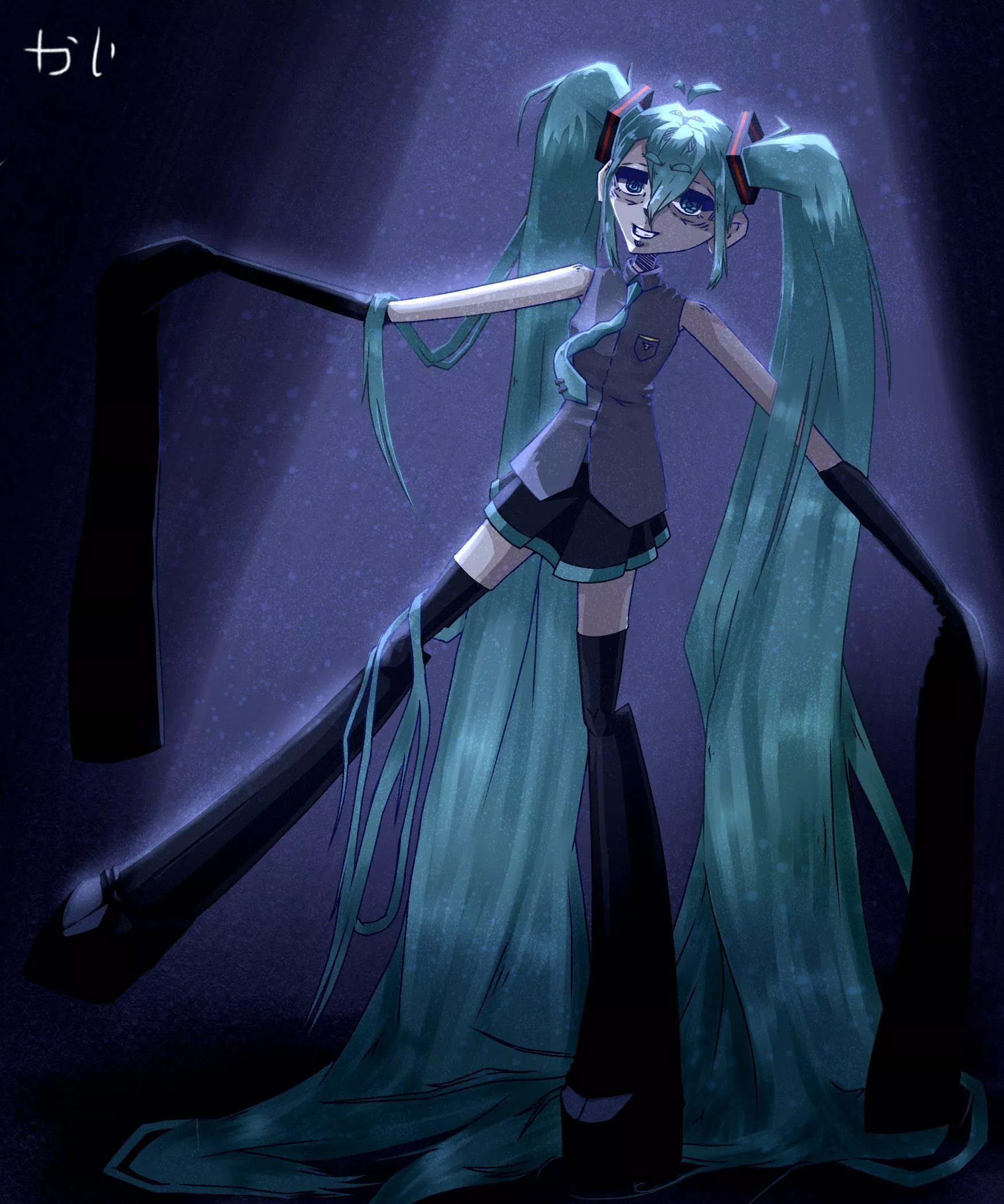 Creepy Hatsune Miku Wallpapers - Wallpaper Cave