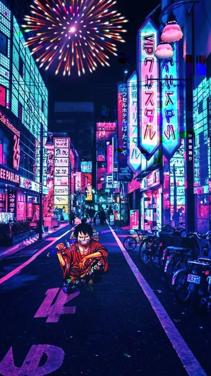 Neon Luffy Wallpapers - Wallpaper Cave