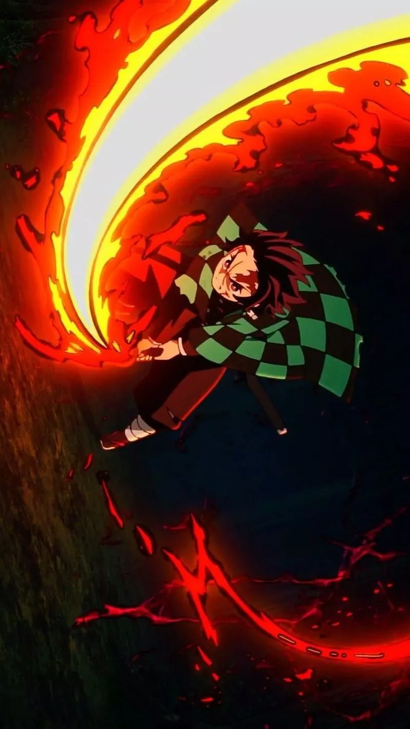 Tanjiro Fire Breathing Wallpapers - Wallpaper Cave