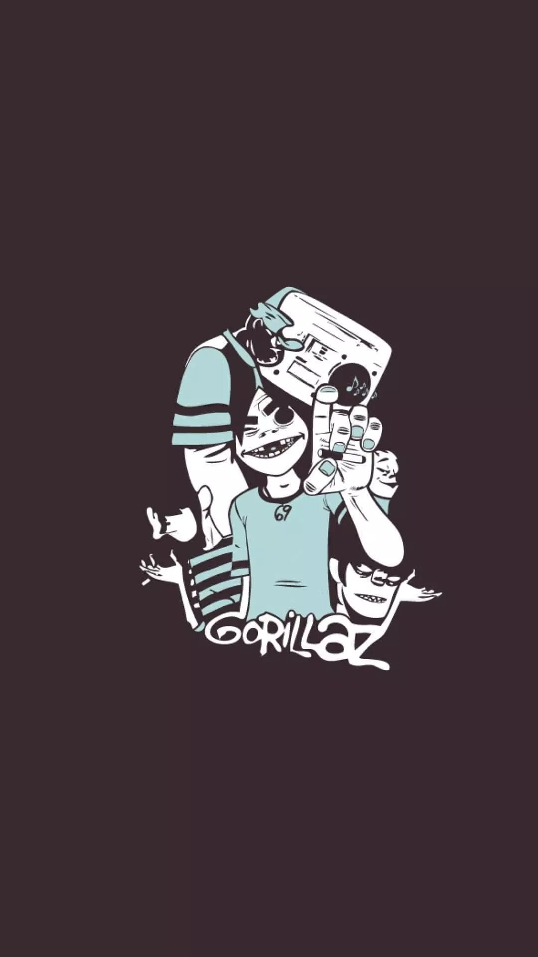 Gorillaz Logo Wallpapers - Wallpaper Cave