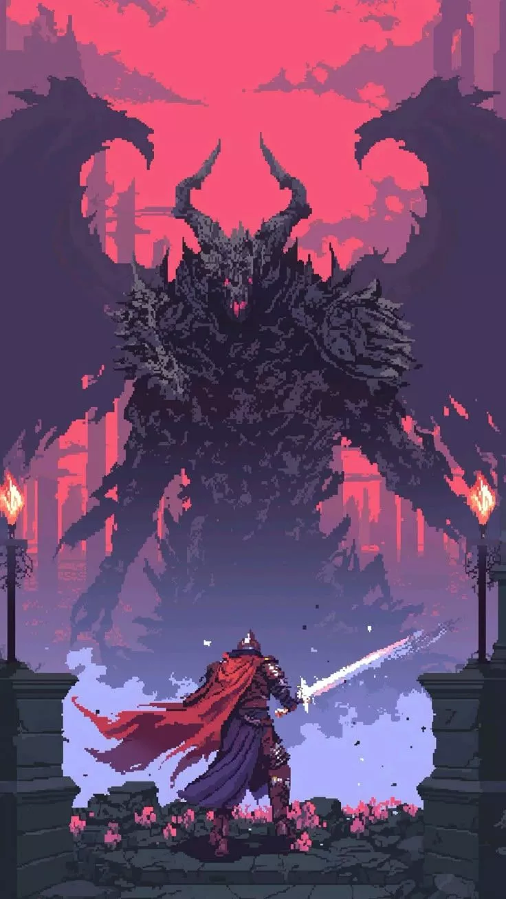 Red Pixel Art Wallpapers - Wallpaper Cave