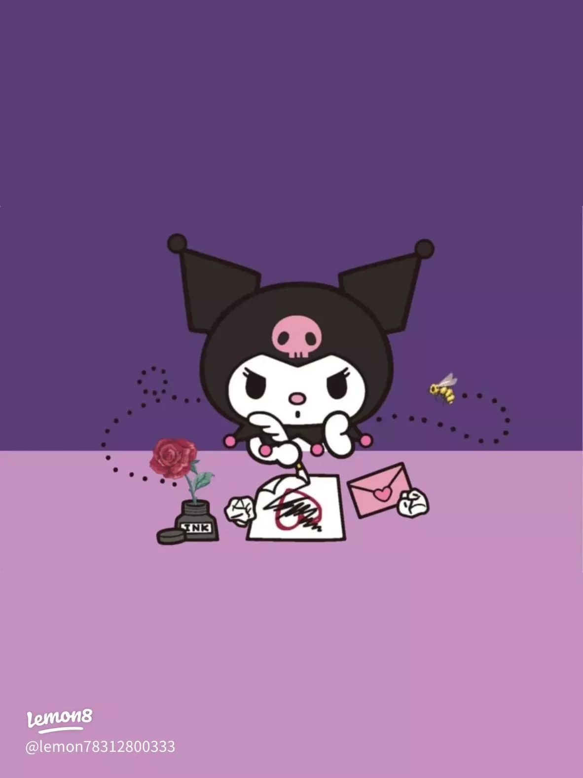 Purple Kuromi iPhone Wallpapers - Wallpaper Cave