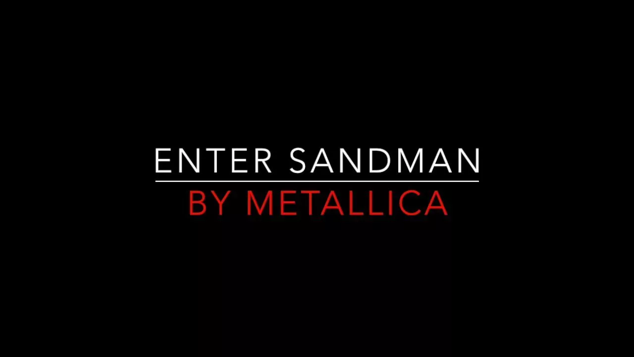 Enter Sandman Wallpapers - Wallpaper Cave