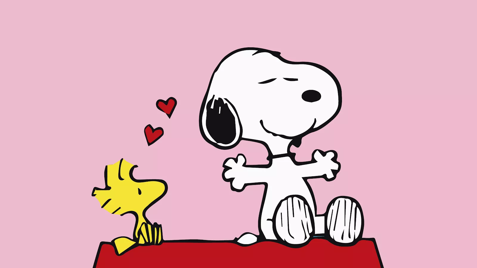Snoopy Pink Desktop Wallpapers - Wallpaper Cave