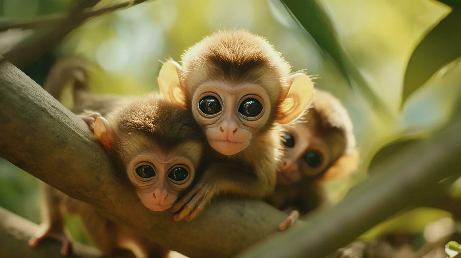 Cute Baby Monkey Wallpapers - Wallpaper Cave