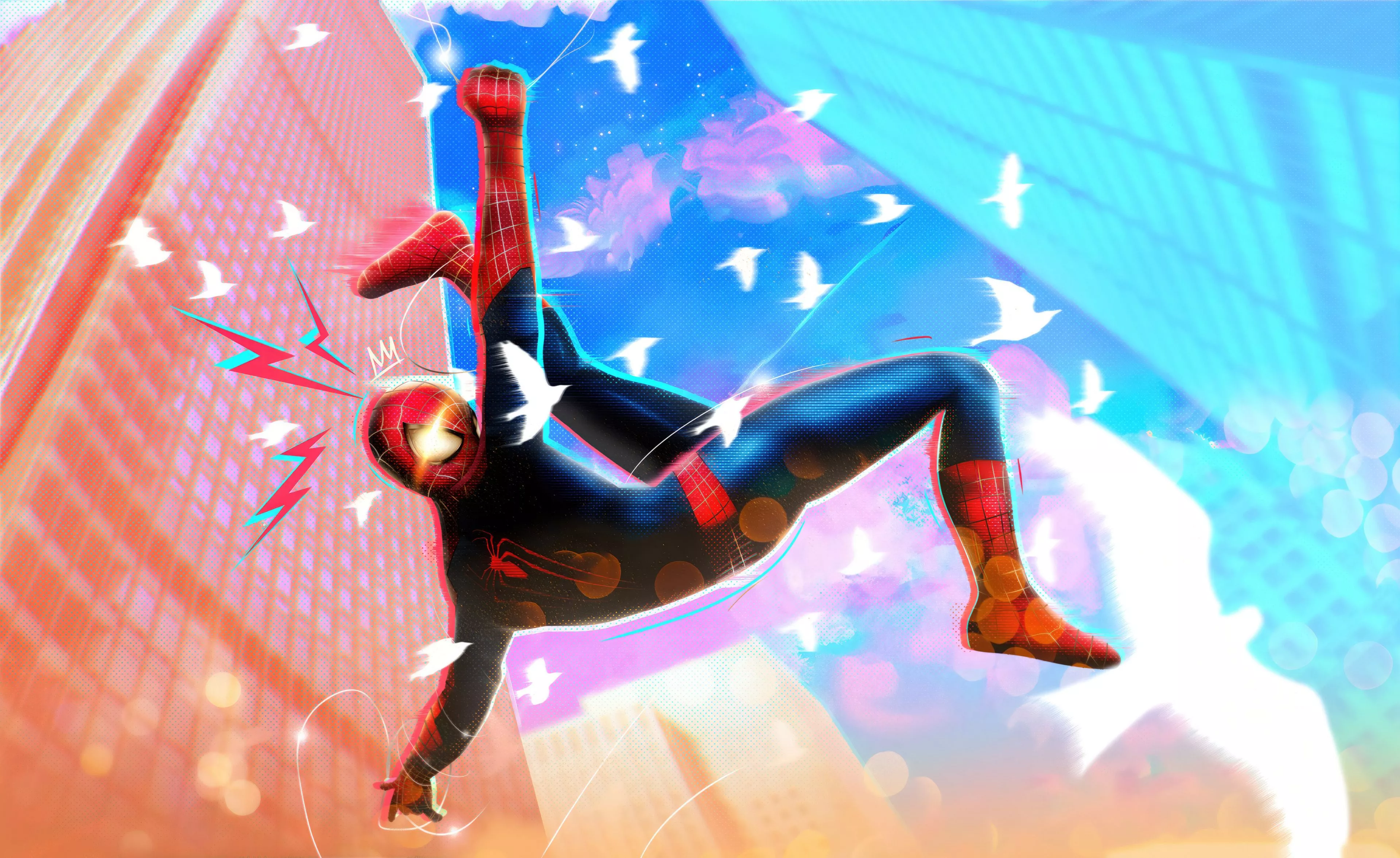 Spider-Man Falling 4k Wallpapers - Wallpaper Cave