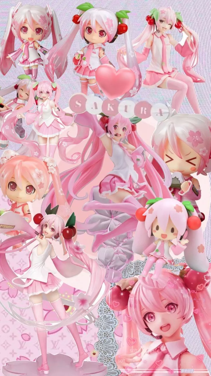 Cutecore Sakura Miku Wallpapers - Wallpaper Cave