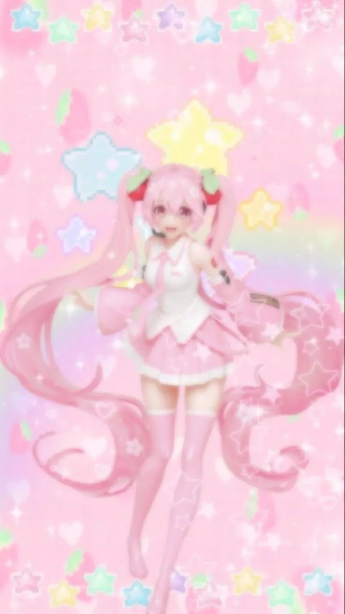 Cutecore Sakura Miku Wallpapers - Wallpaper Cave