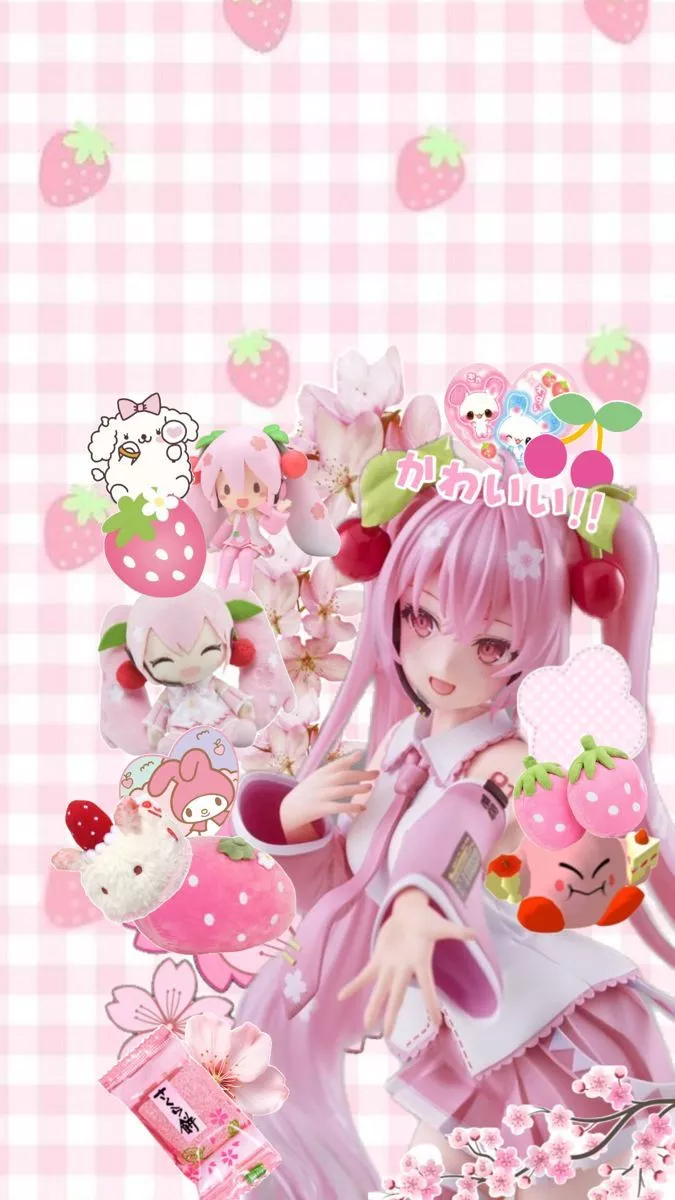 Cutecore Sakura Miku Wallpapers - Wallpaper Cave